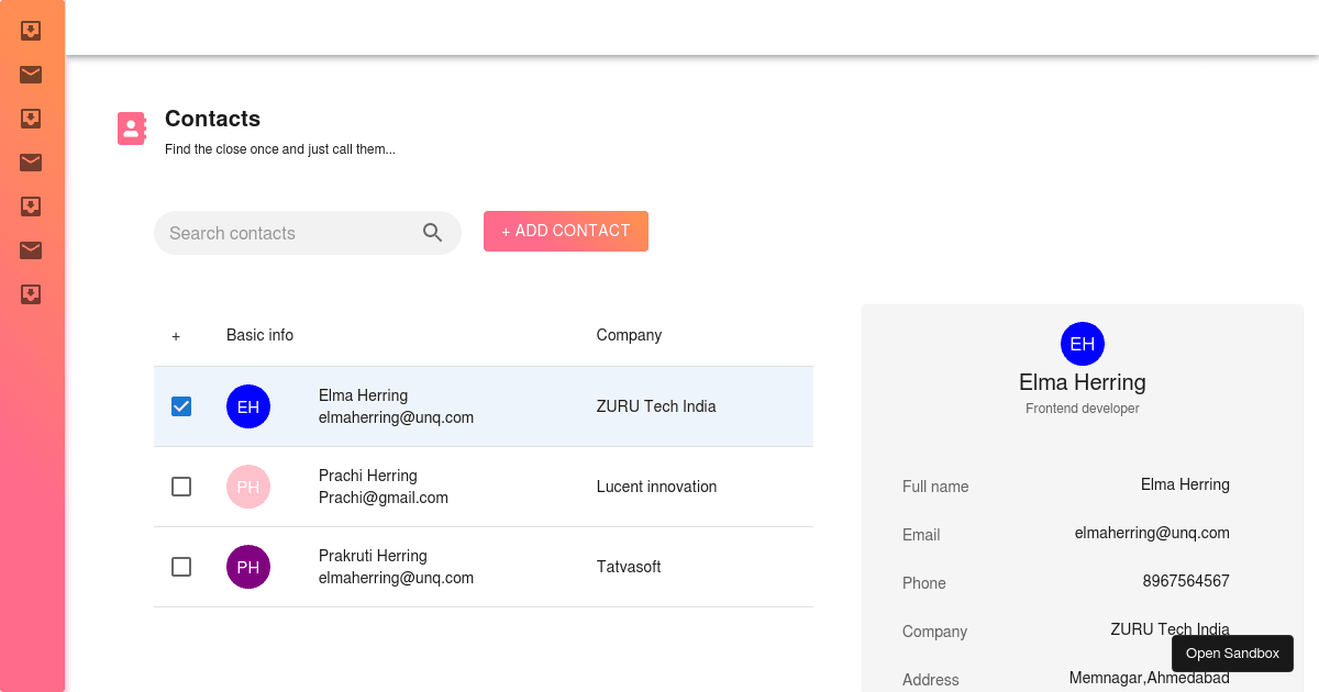 contact-list-crud-operation - Codesandbox