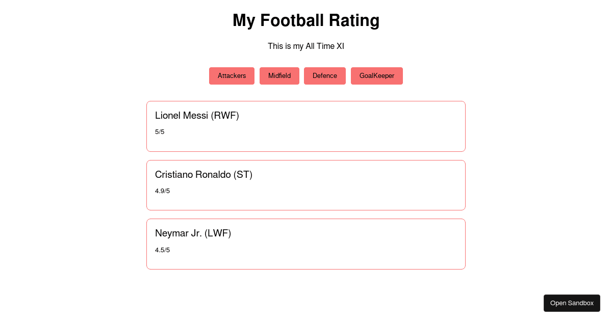 my-football-rating - Codesandbox