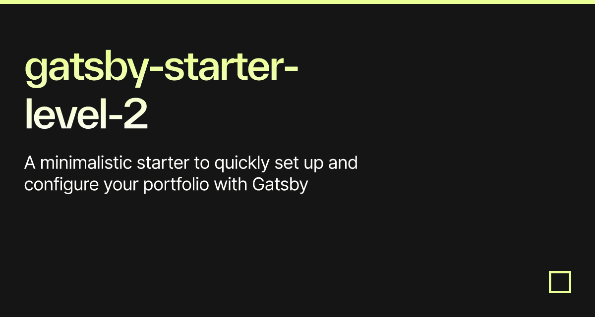 gatsby-starter-level-2 - Codesandbox