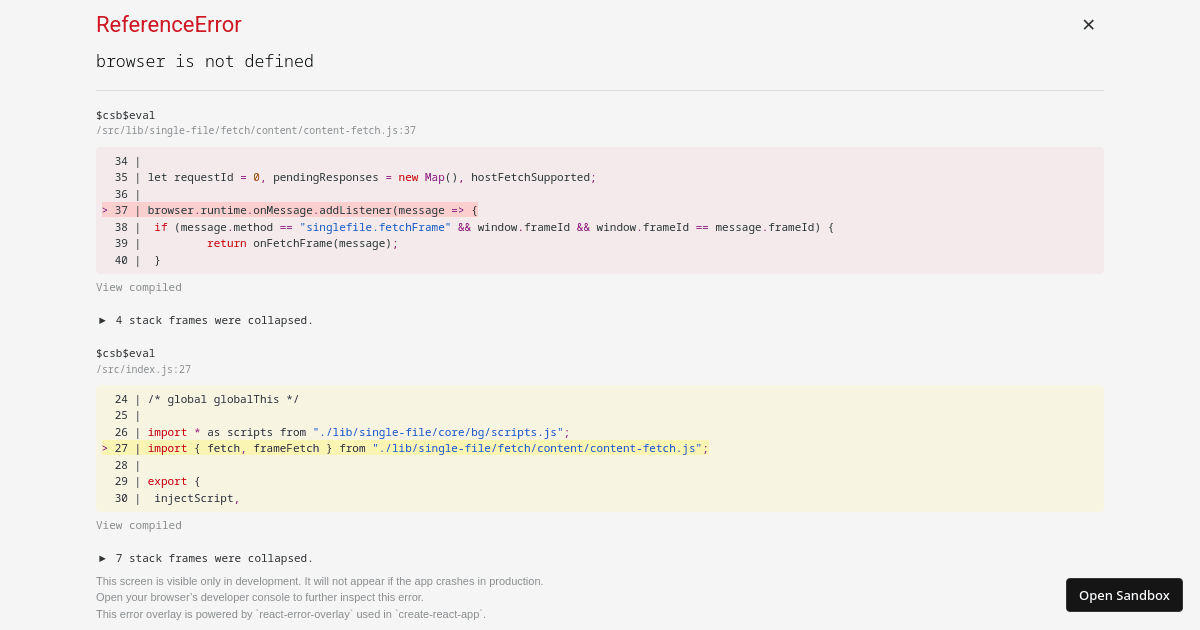 single-file - Codesandbox