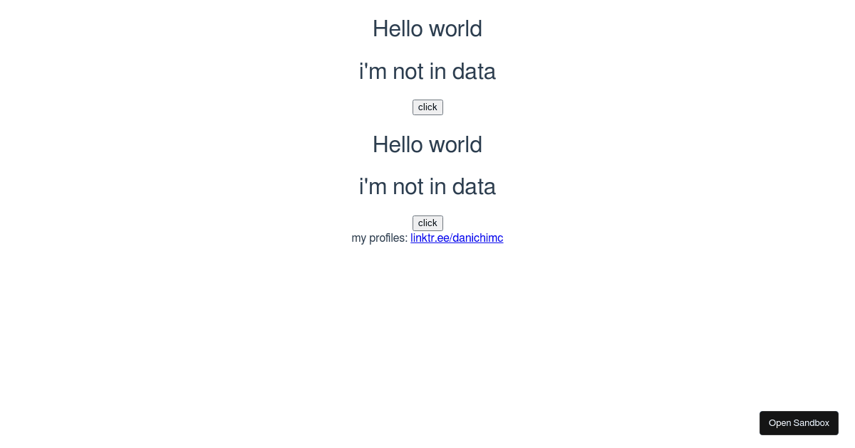 Using Vue Lifecycle Hooks Codesandbox