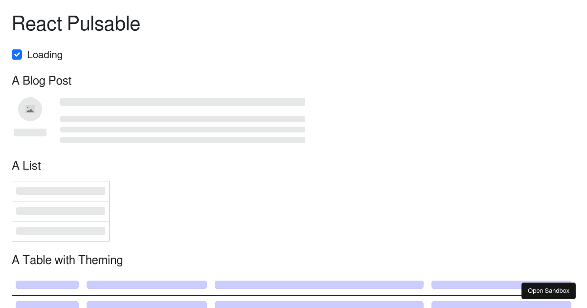 test-skeleton - Codesandbox