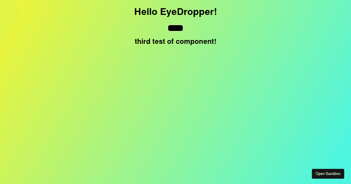 React eye drop - Codesandbox