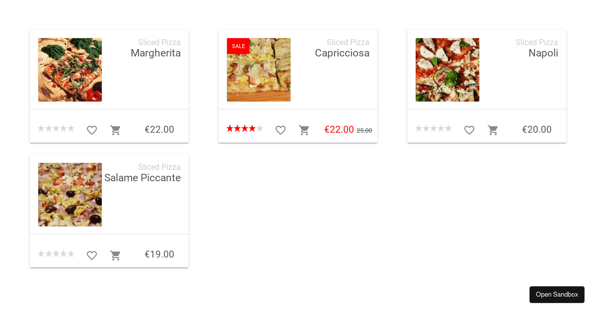 Vue Product Grid Widget Forked Codesandbox