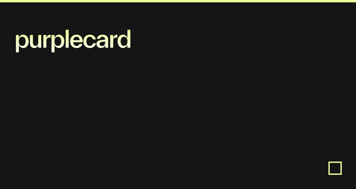 purplecard - Codesandbox