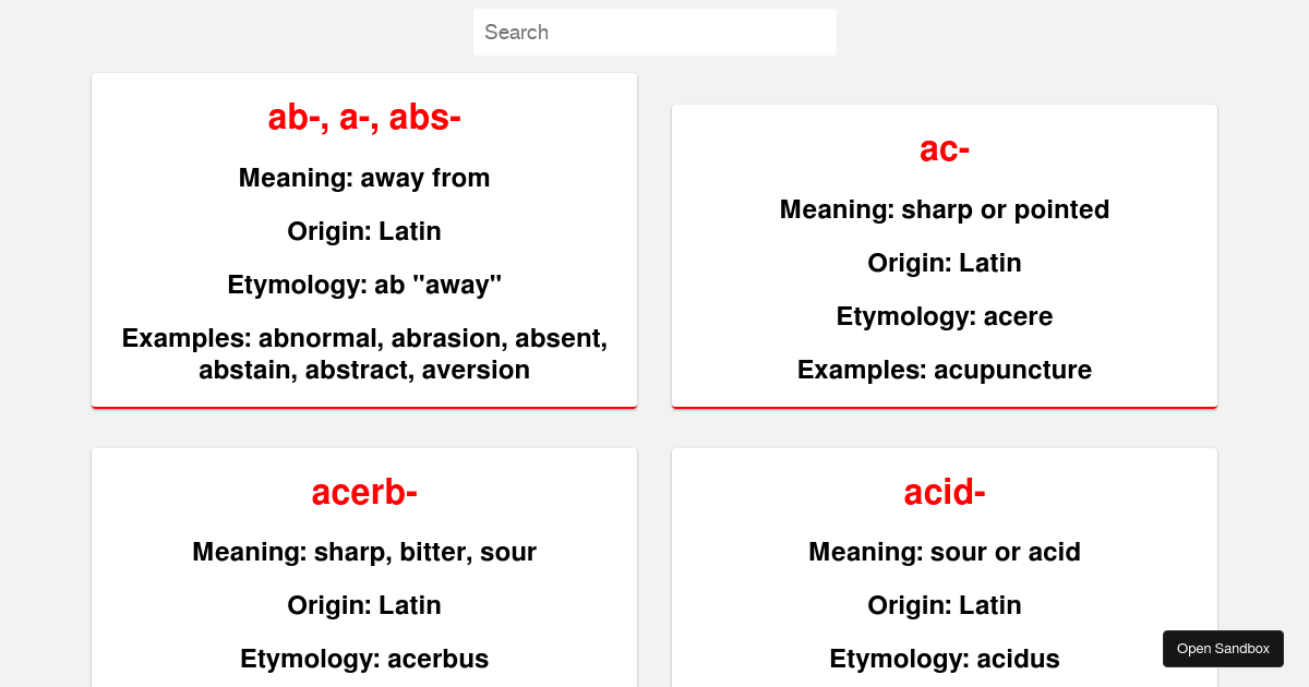 gratin-dictionary - Codesandbox