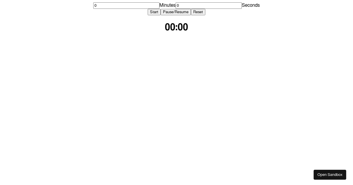 react - Codesandbox