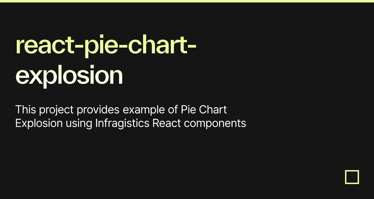 react-pie-chart-explosion - Codesandbox