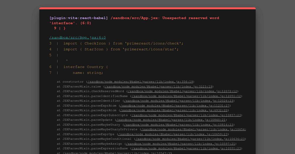primereact_demo - Codesandbox