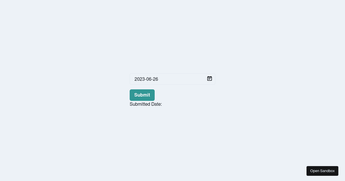 Chakra UI Datepicker Demo (forked) - Codesandbox