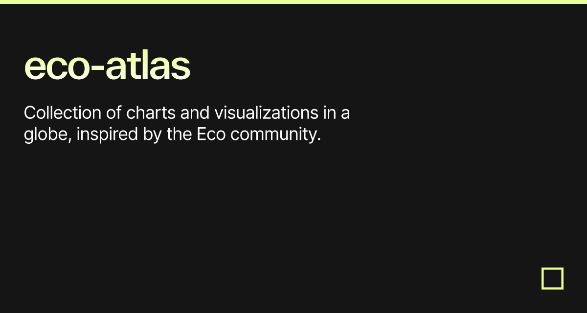 eco-atlas - Codesandbox