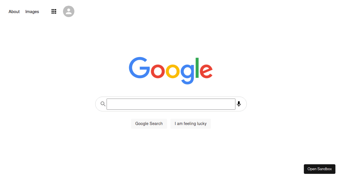 google-cone - Codesandbox