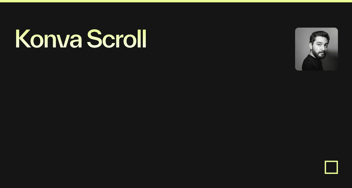 Konva Scroll Codesandbox