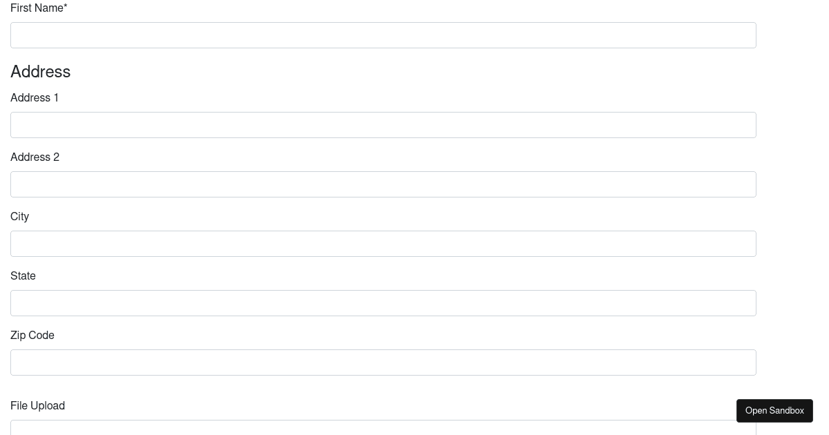 react-jsonschema-form-layout-example (forked) - Codesandbox react-jsonschema-form-layout-example (forked) - Codesandbox