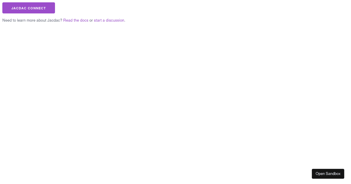 react-jacdac-starter - Codesandbox