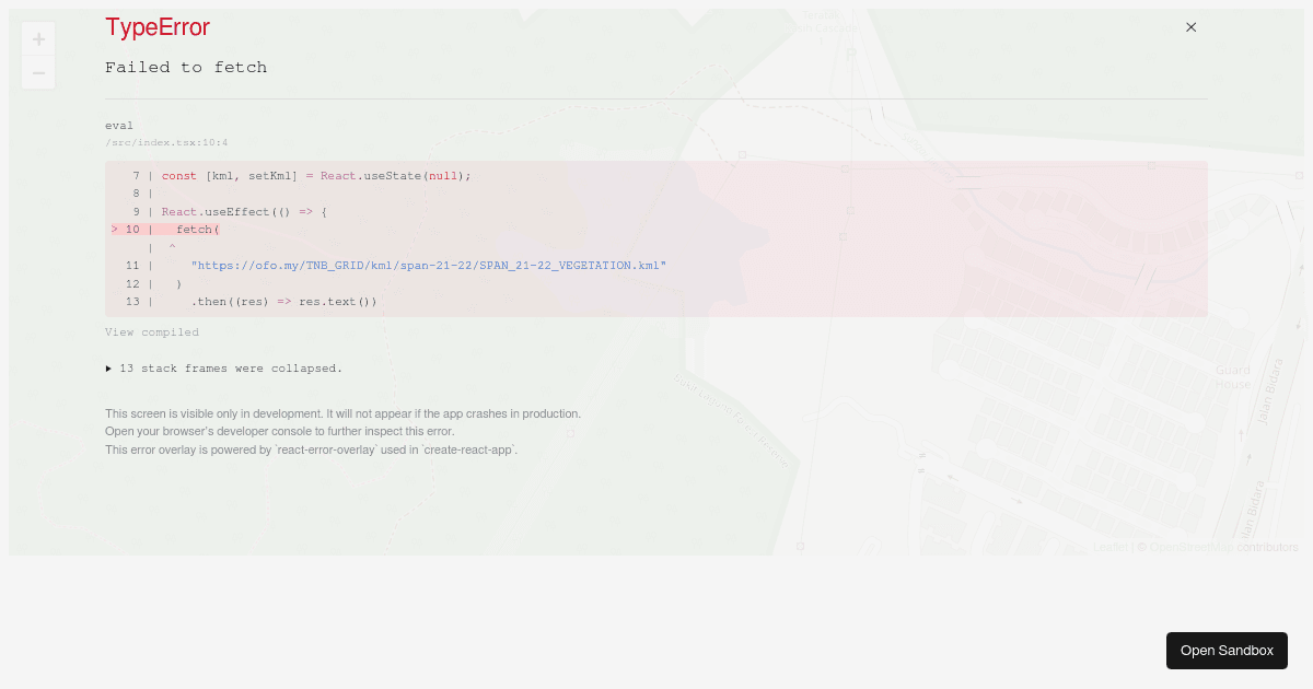 Basic Usage React Leaflet V3 Forked Codesandbox