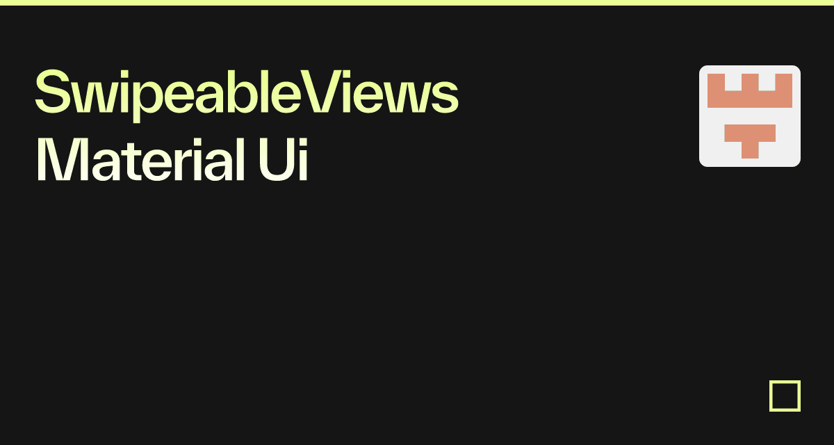 SwipeableViews Material Ui - Codesandbox