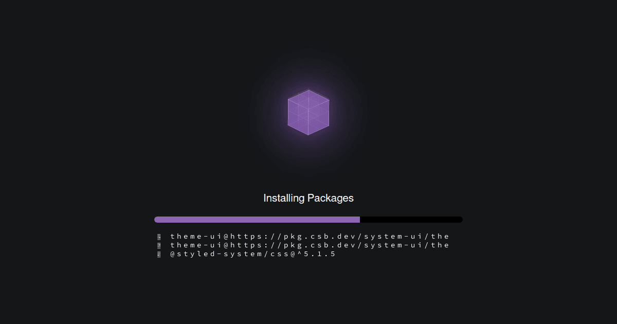System Uitheme Ui Codesandbox