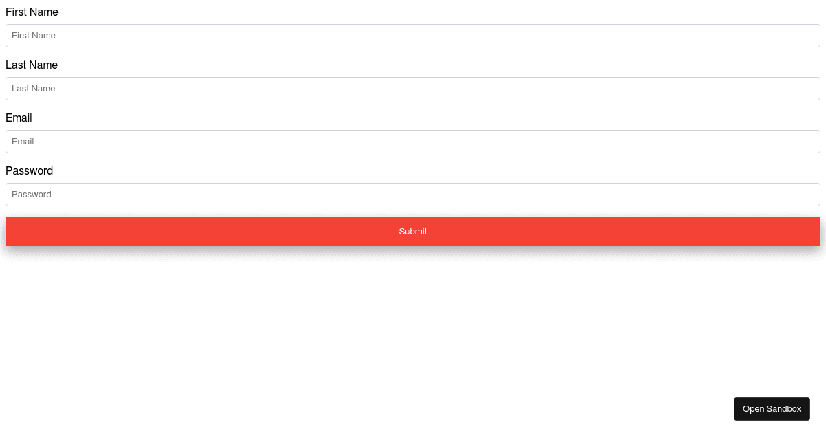 react - Codesandbox