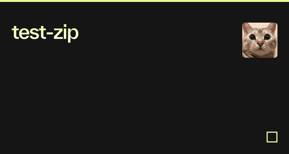 test-zip - Codesandbox