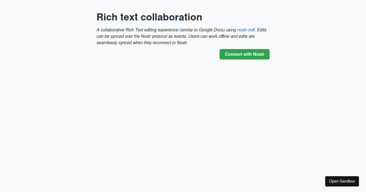 richtext - Codesandbox