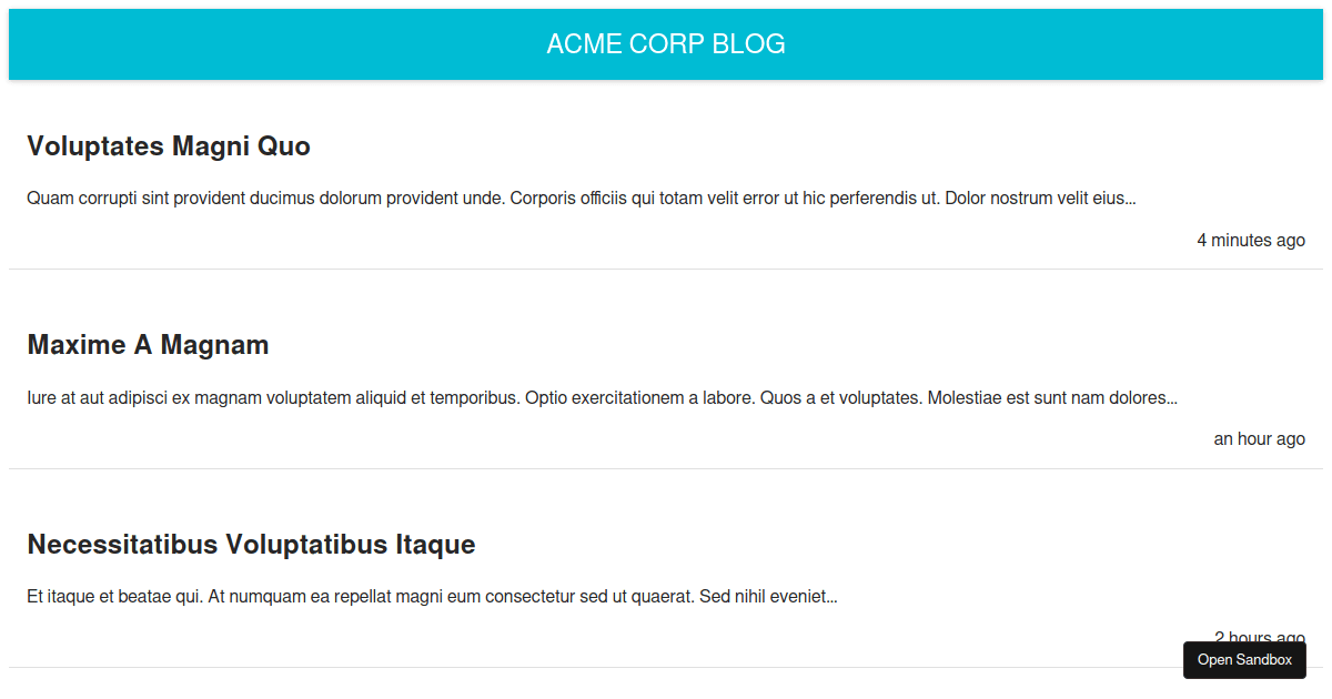 react-blog-example - Codesandbox