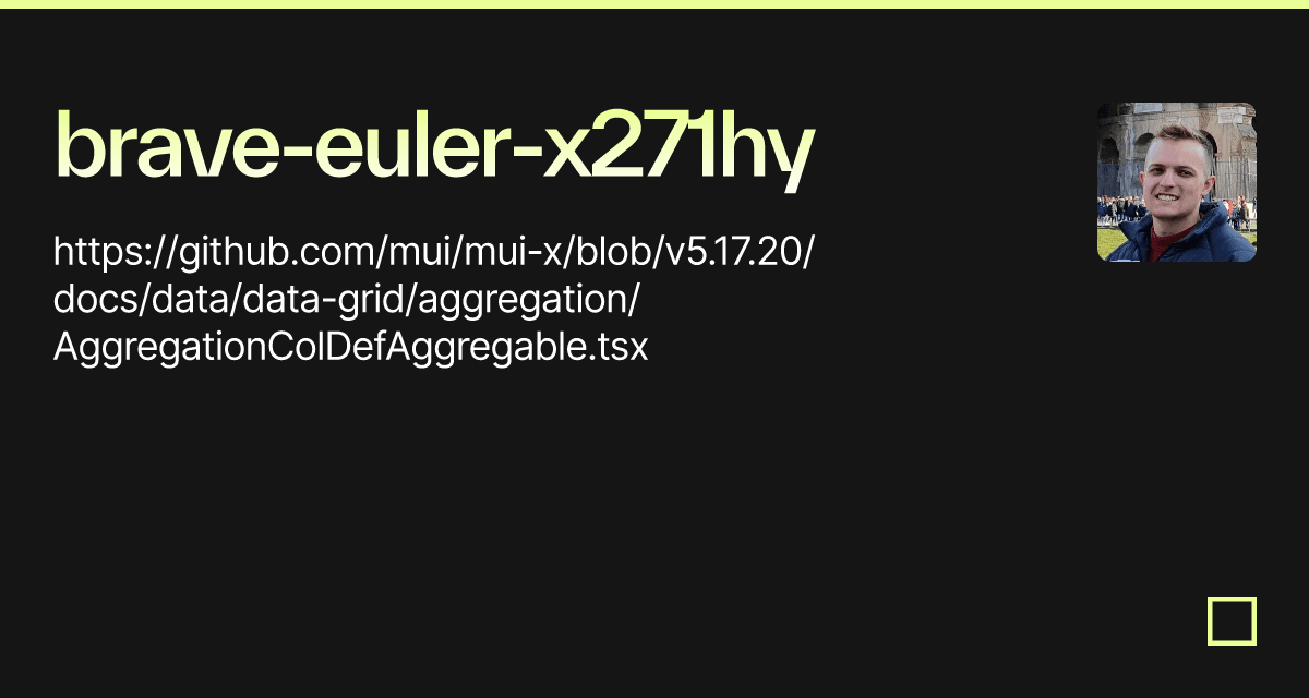 brave-euler-x271hy - Codesandbox