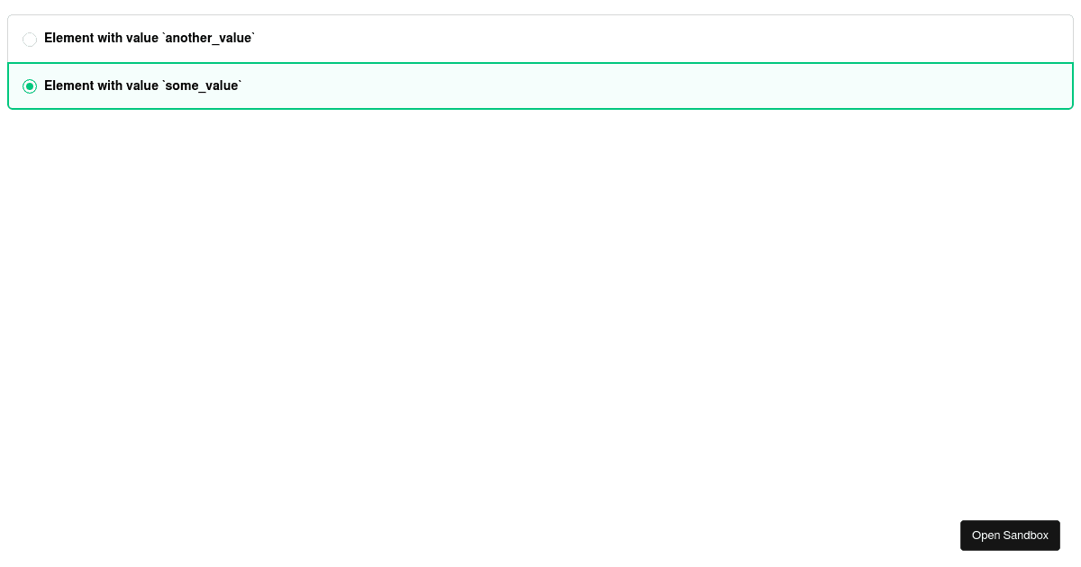 PA uikit Radio - Codesandbox