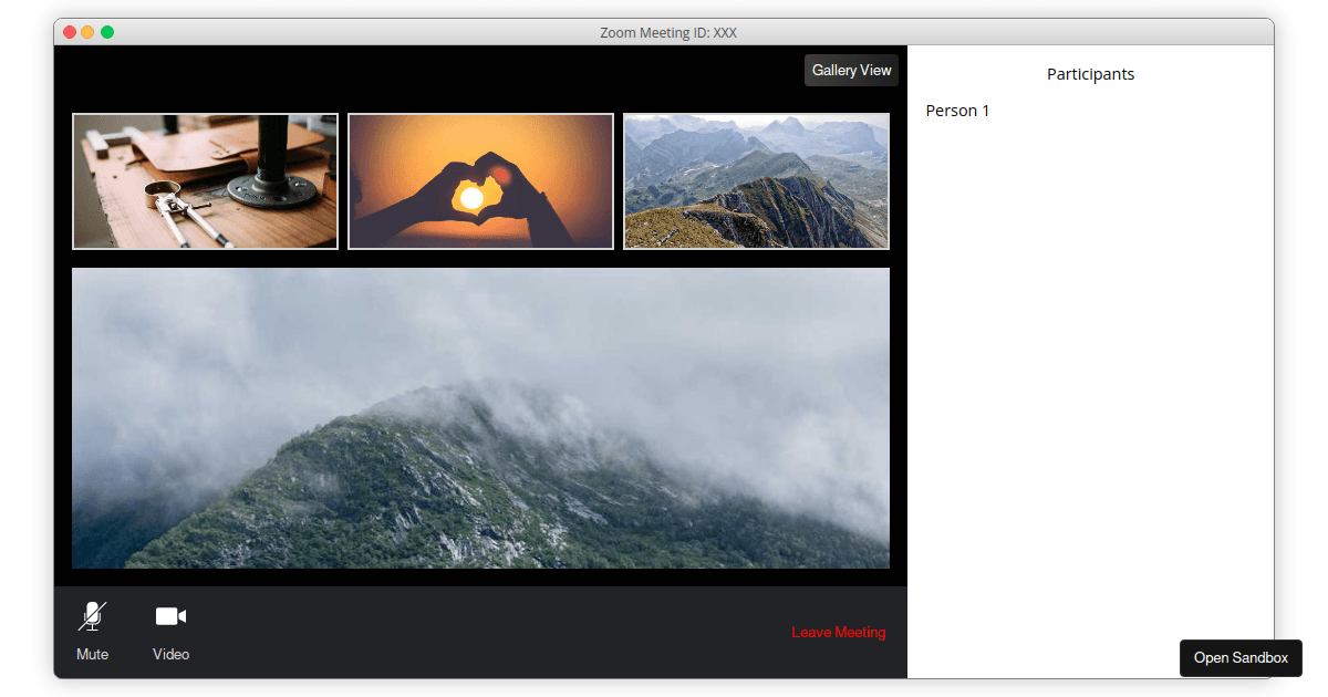 zoom-tutorial - Codesandbox