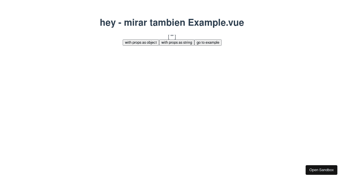 Vue Router Playground Forked Codesandbox