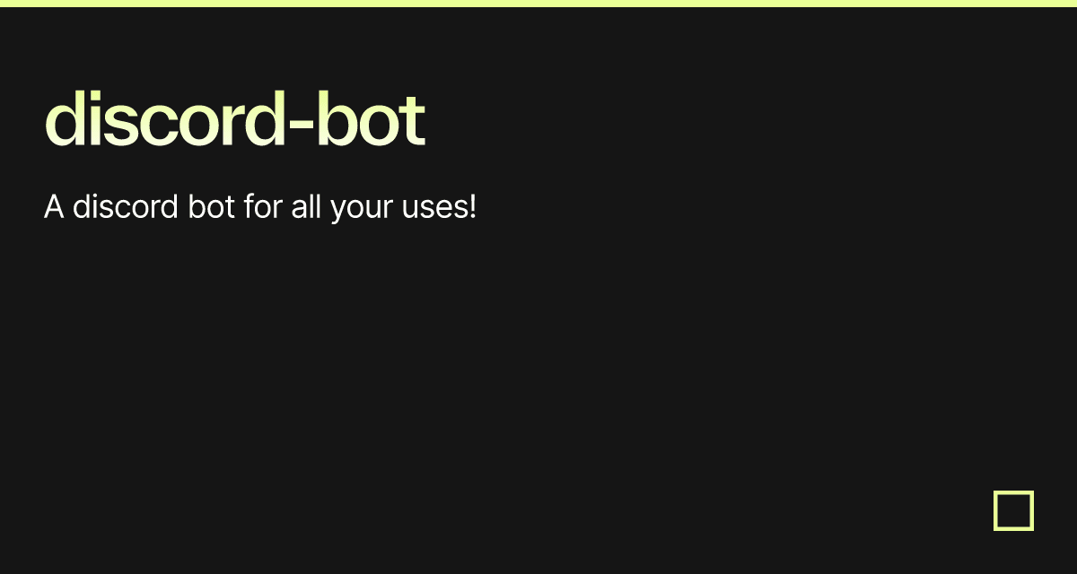 discord-bot - Codesandbox