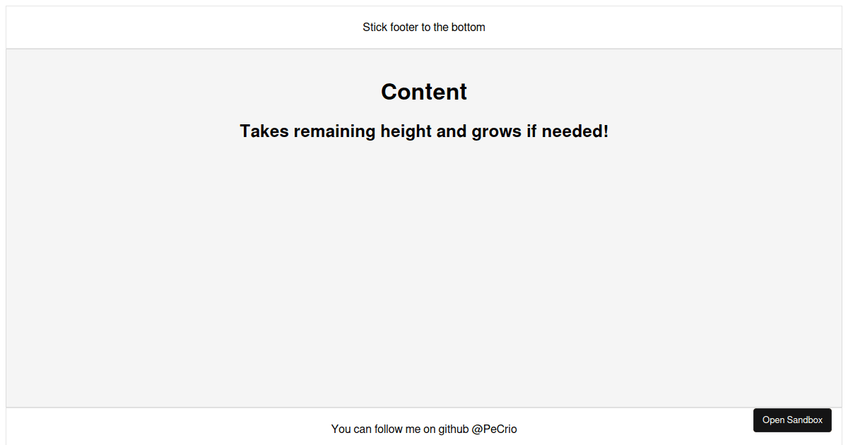 simple-landing-page-flexbox-layout-with-navbar-full-height-of-content-and-footer-sticky-to ...