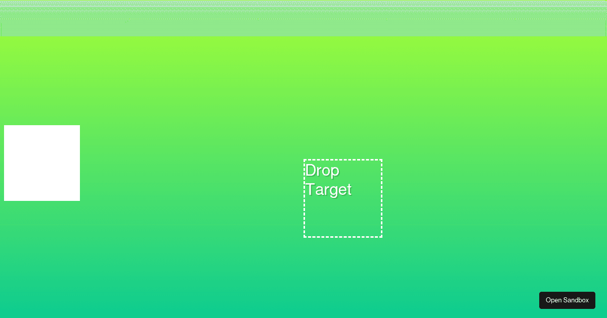 React Pose: Drag - Codesandbox