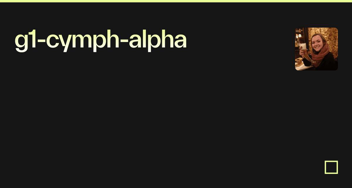 g1-cymph-alpha - Codesandbox
