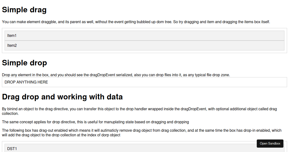 angular-dragdrop - Codesandbox