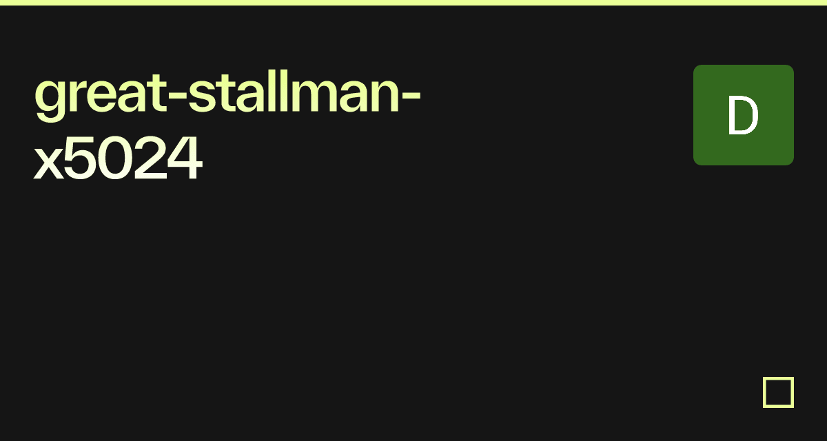 great-stallman-x5024 - Codesandbox