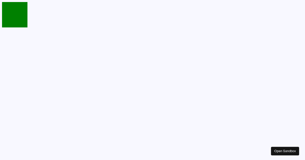 CSS Test - Codesandbox