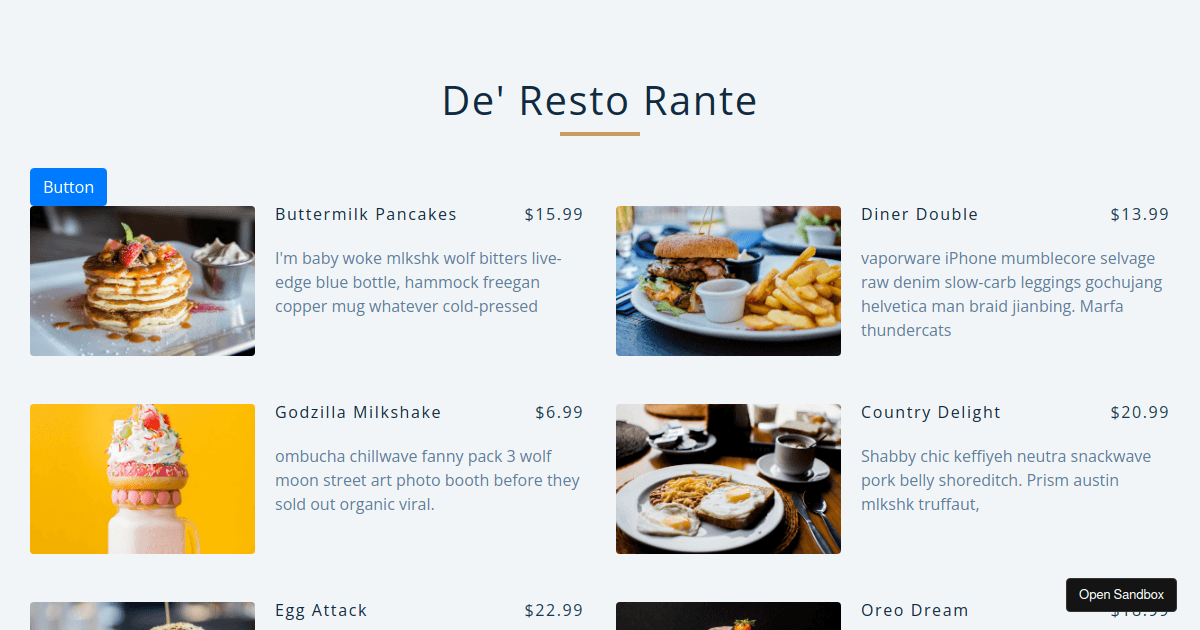 menu-app - Codesandbox