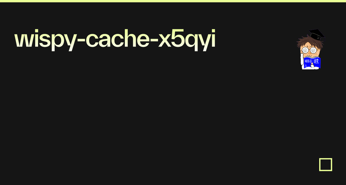 wispy-cache-x5qyi - Codesandbox