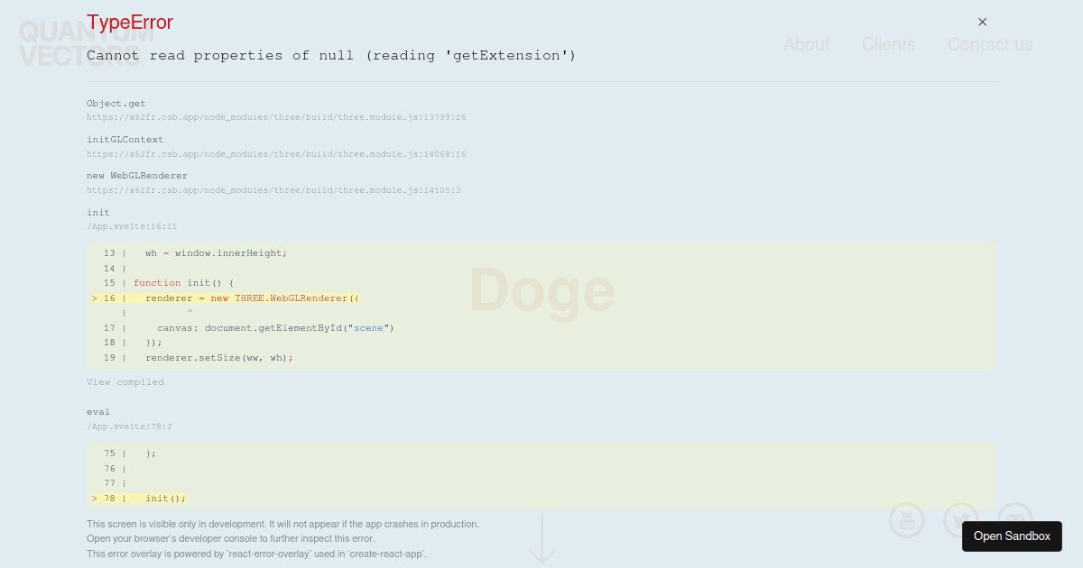 Doge - Codesandbox
