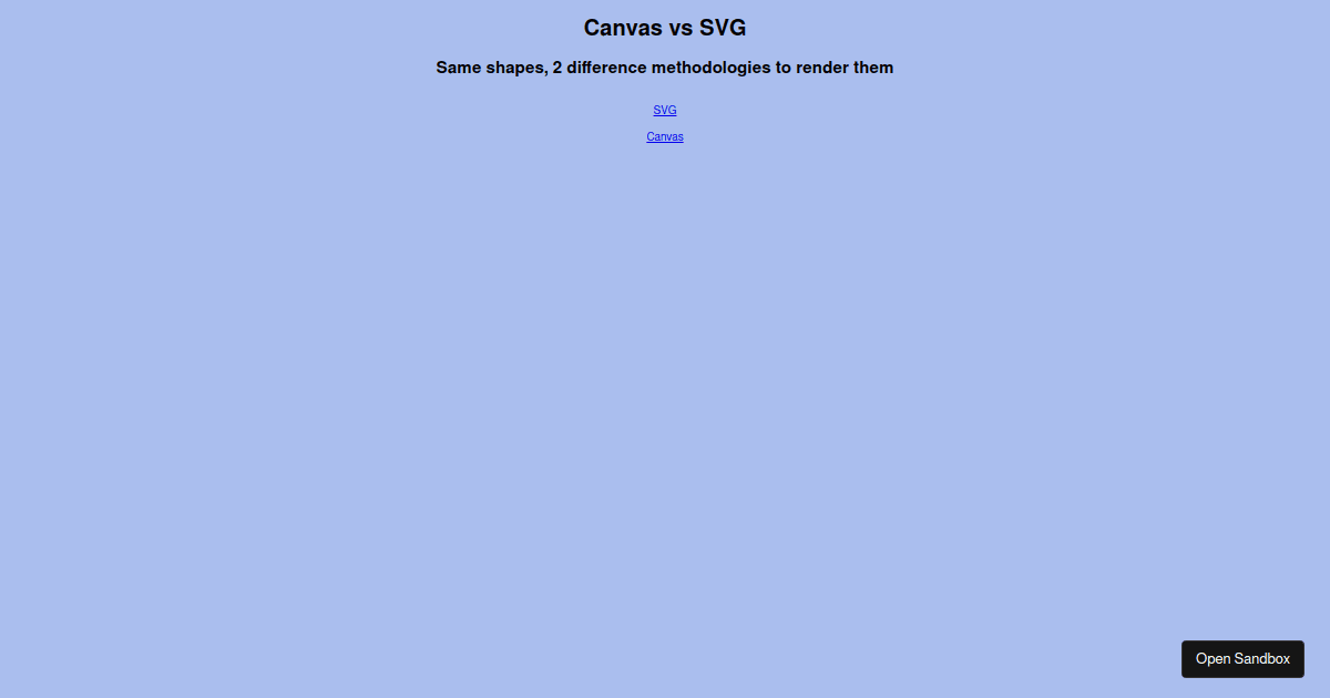 canvas-vs-svg - Codesandbox