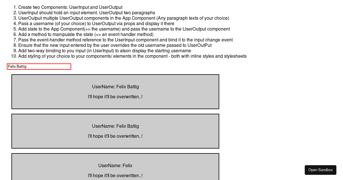 max-assignment-1 - Codesandbox