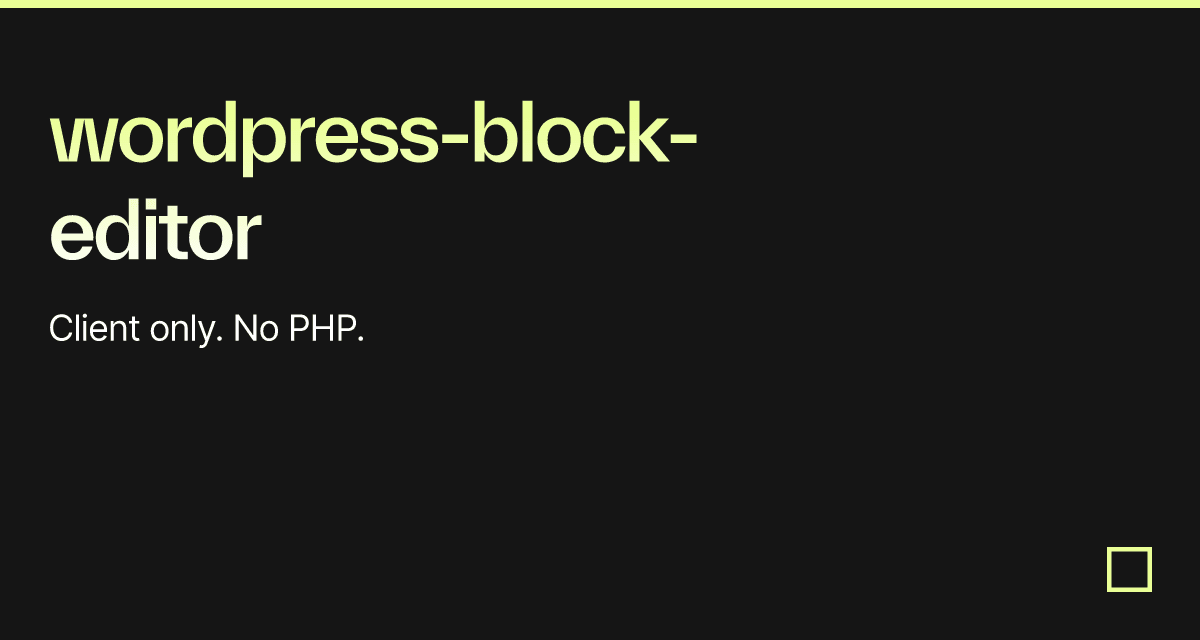 wordpress-block-editor - Codesandbox