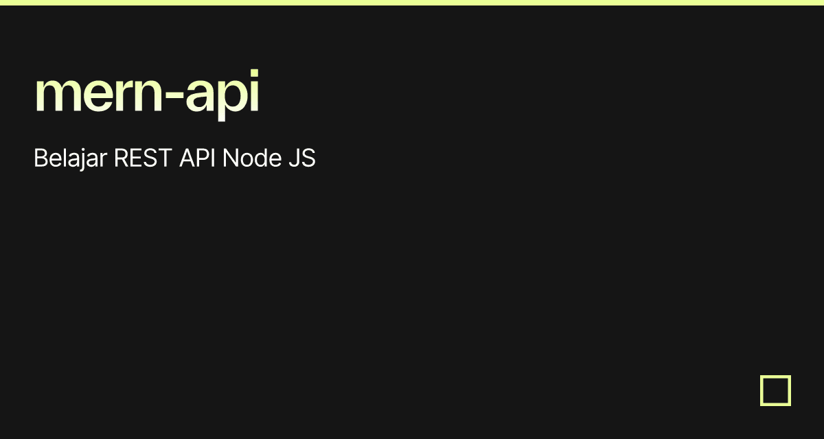 mern-api - Codesandbox