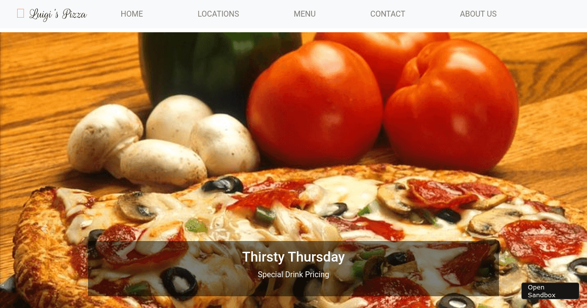 react-restaurant-page - Codesandbox