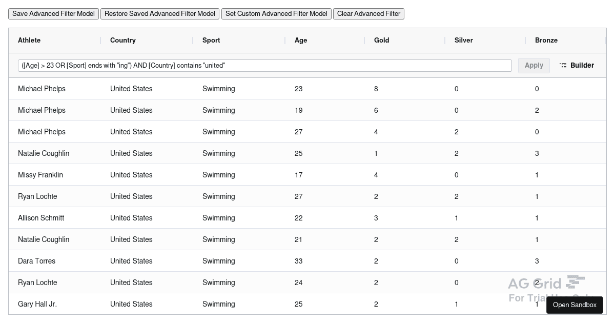 ag-grid-packages - Codesandbox