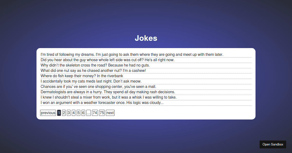 jokes-ts - Codesandbox