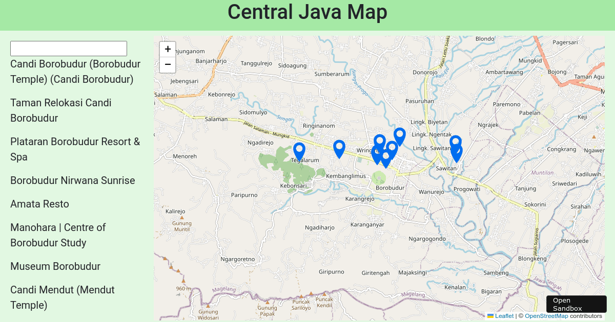 map (forked) - Codesandbox
