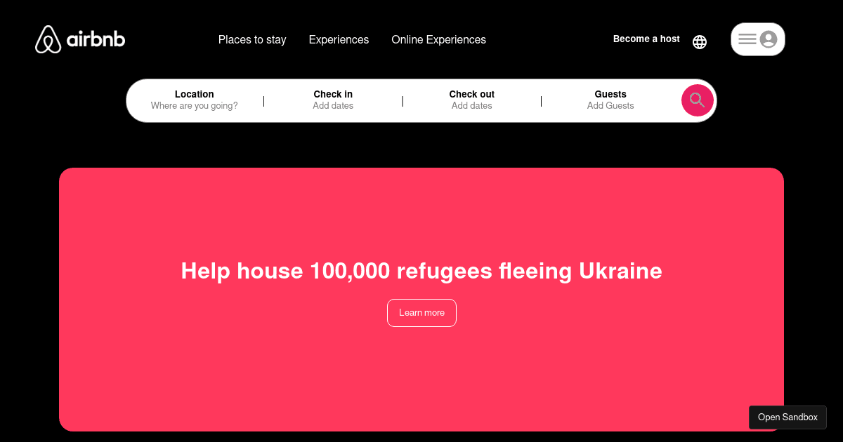 React-air-bnb-clone - Codesandbox