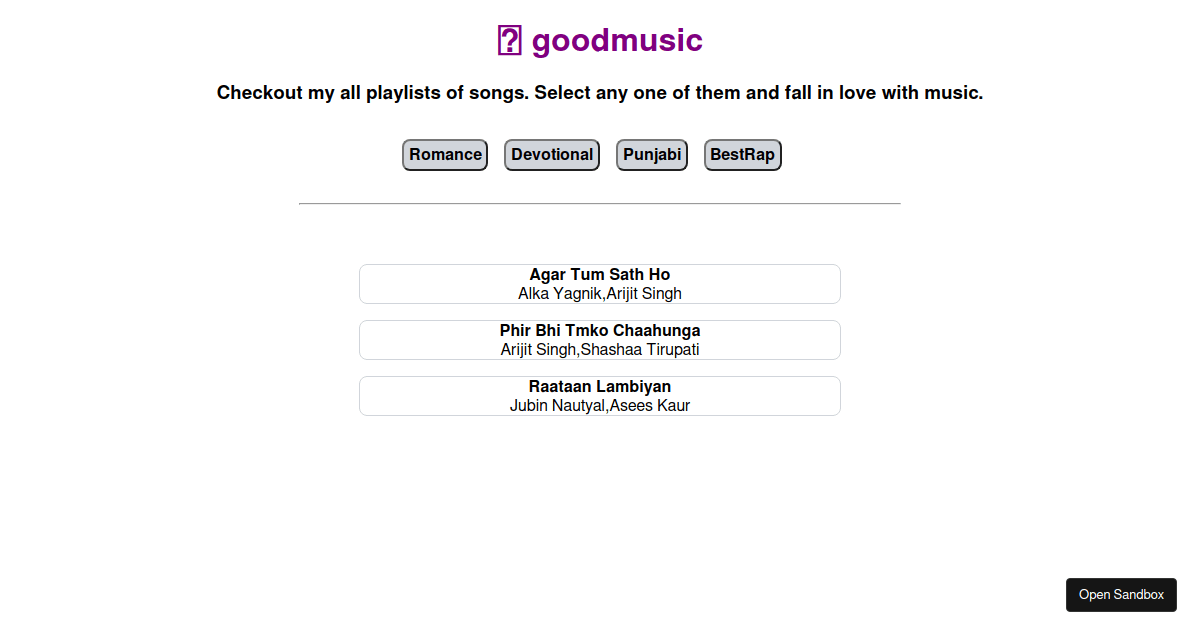 song-recomendation-app - Codesandbox